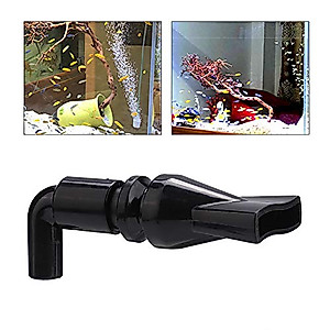 5Pcs Aquarium Fish Tank Water Outlet, Water Outlet Pipe Nozzle Free Rotate Plastic Duckbill Nozzle Fish Tank Pump Fitting Aquarium Duck with Flat Nozzle