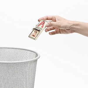 Victor M156 Metal Pedal Sustainably Sourced FSC Wood Snap Mouse Trap - 64 Traps