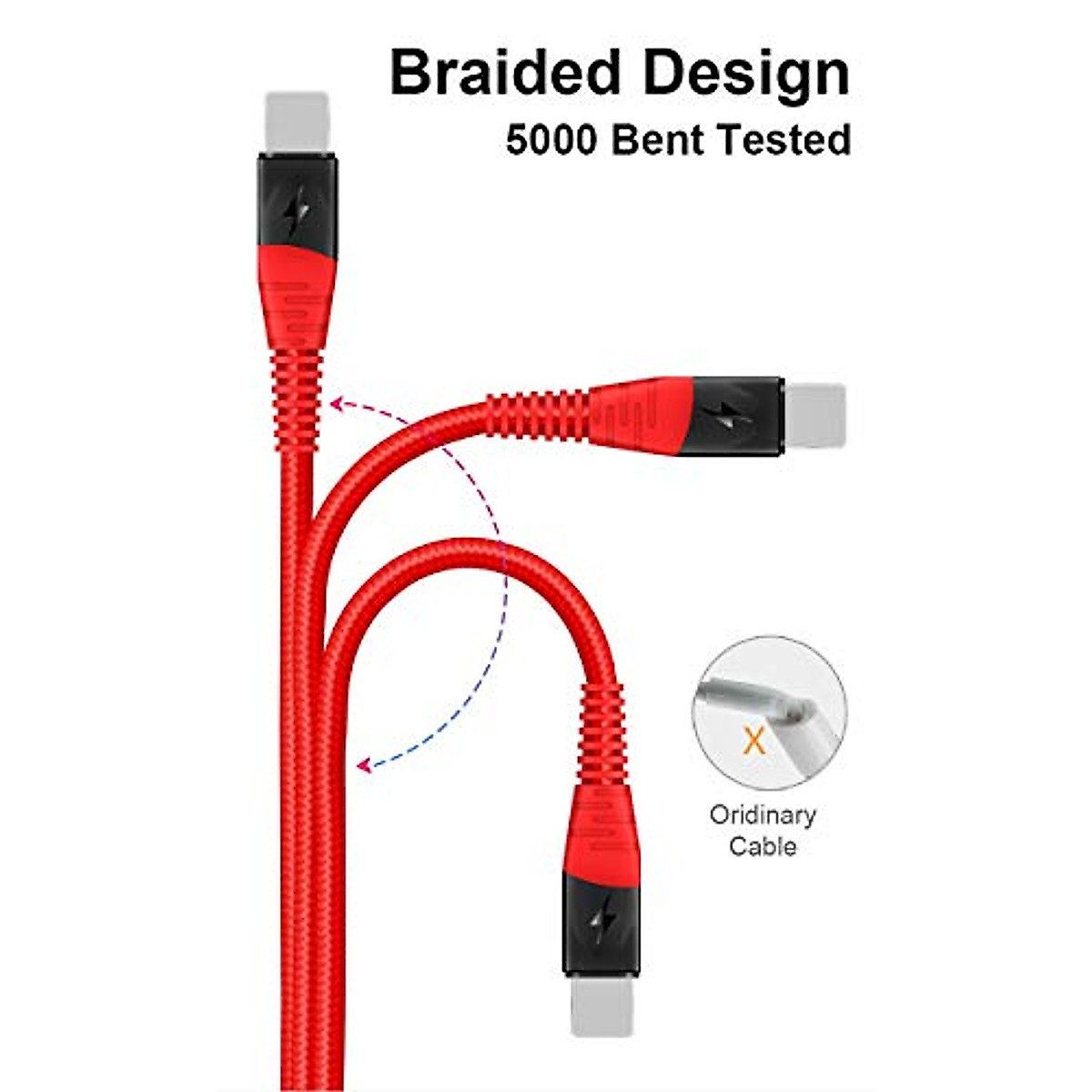 [2 Pack] Charge/Sync Cable, iFlash1 Foot Charging Cable Fast Charging & Sync Charger Apple iPhone Xs/XS Max/XR/X / 8/8 Plus / 7/7 Plus / 6S/6 Plus/SE/ 5S, iPad Pro Air Mini 1/2/3/4, iPod Touch 5/6