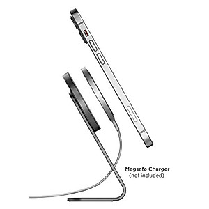 Encased Magsafe Desktop Stand Compatible with iPhone 14,13, 12, Pro Max, Aluminum Charging Dock Phone Mount