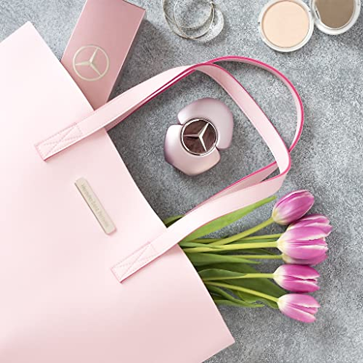 Mercedes-Benz Woman - Elegant Fragrance With Sweet, Floral, Fruity Notes - Mesmerize The Senses With Original Luxury Women's Eau De Toilette Spray - Endless Day Through Night Scent Payoff - 3 OZ