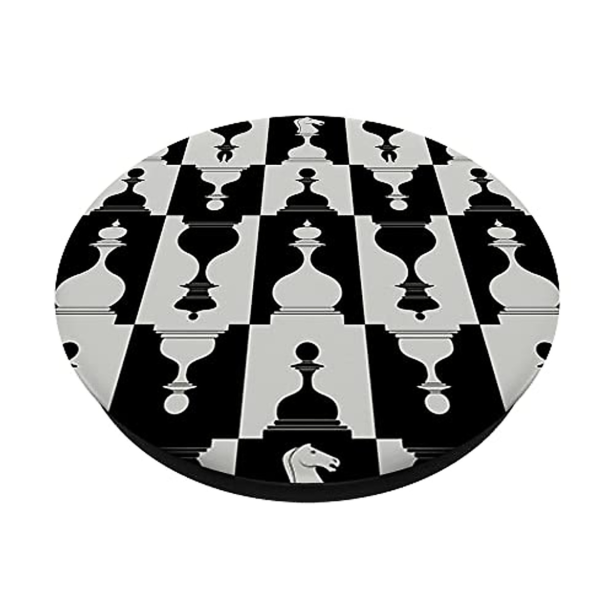 Chess Themed Pattern Chess Player PopSockets Swappable PopGrip
