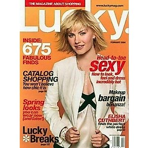 Lucky Magazine February 2004 - Elisha Cuthbert Cover