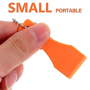 VILLCASE Scratch Off Ticket Scratcher, Ticket Scrapers Tools Plastic Scraper Tool for Tickets, Labels, Films, Lotto Cards, 12Pcs Random Color