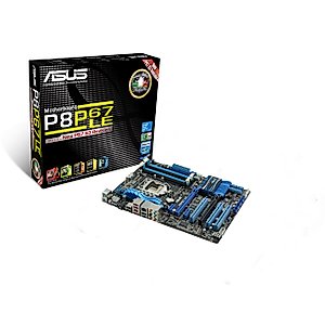 ASUS P8P67 LE LGA 1155 SATA 6Gbps and USB 3.0 Supported Intel P67 DDR3 2200 ATX Motherboard