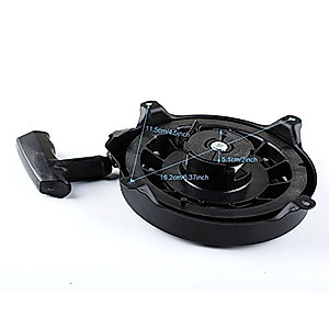 mycheng new497680 Rewind Starter Rewind Recoil Starter for Briggs & Stratton 497680, Oregon 31-068 and Rotary 12368　(Send Four Sets of Screws)