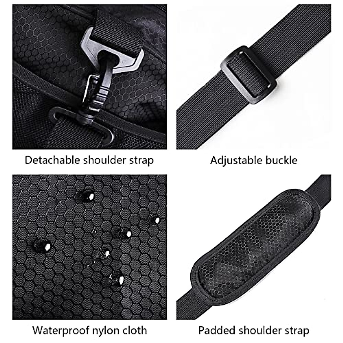 EONGOA Sports Travel Gym Bag with Shoes Compartment & Dry Storage Pocket,Durable Water Resistant Fitness Duffle Bag with Inner Pocket and Adjustable Shoulder Strap for Women & Men