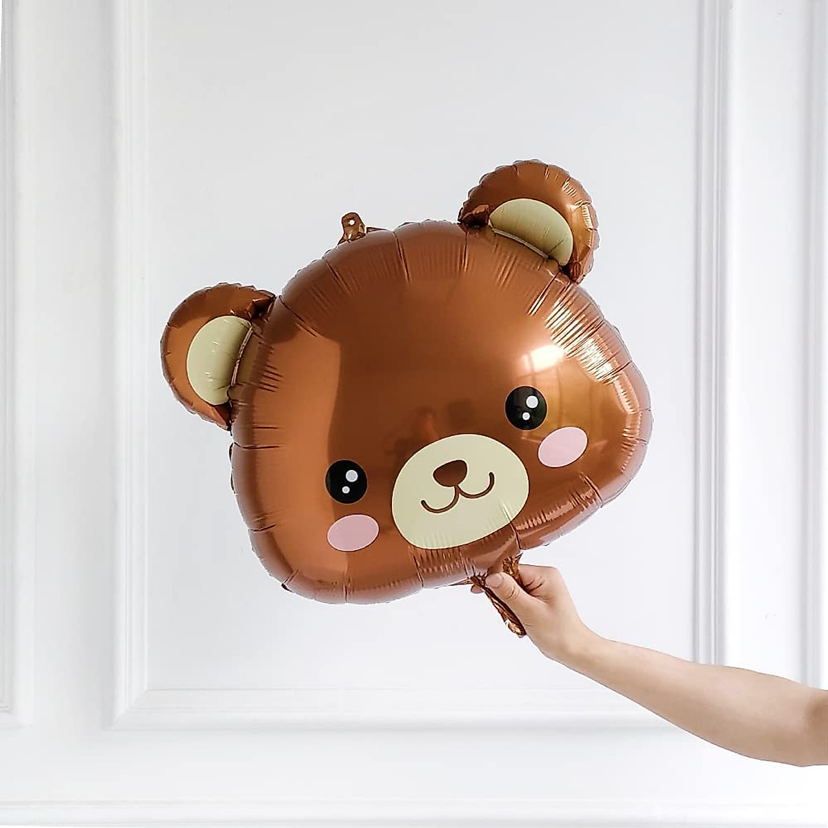 Pink Bear Balloon Garland Arch Kit 121pcs Baby Shower Decorations for Girl Brown Pink and Bear Foil Animal Balloons for We Can Bearly Waits Bear Theme Birthday Baby Shower Party Supplies