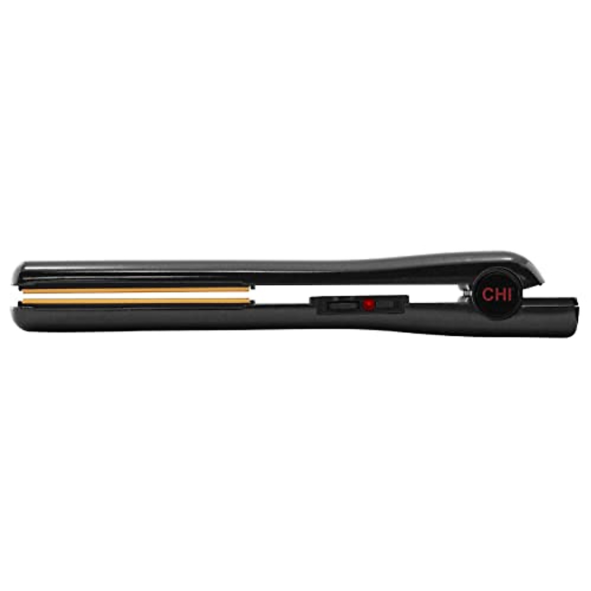 CHI Tourmaline Ceramic Series Flat Iron, Hair Straightener For Silky Smooth Hair, Ideal For Straightening Or Curling Hair, 1" Iron, Onyx Black