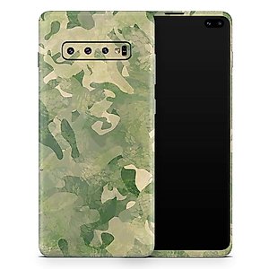 DesignSkinz Military Jungle Camouflage V3 Protective Vinyl Decal Wrap Skin Cover Compatible with The Samsung Galaxy S20 (Screen Trim & Back Glass Skin)