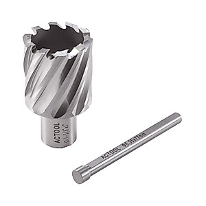 ACTOOL 1-3/8" Diameter × 1" Depth of Cut HSS ANNULAR CUTTER with 3/4'' Weldon Shank