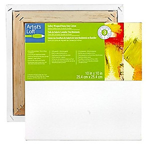 Artist's Loft Gallery Wrapped Heavy Duty Canvas 10" x 10"