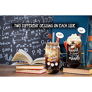 ANOTION Gifts for Teachers - Teacher Tumbler Sock Teacher Appreciation Gifts for Women Teacher Thank You Gifts First Day of School Teacher Gift Teacher Retirement Gifts New Teacher Gift