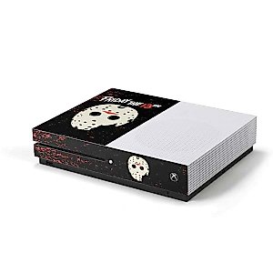 Skinit Decal Gaming Skin Compatible with Xbox One S Console - Officially Licensed Warner Bros Friday The 13th Design