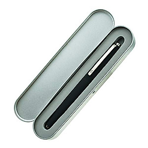 Hongdian 517D Matte Black Fountain Pen Extra Fine Nib, Warrior Series, Classic Design with Converter and Metal Box