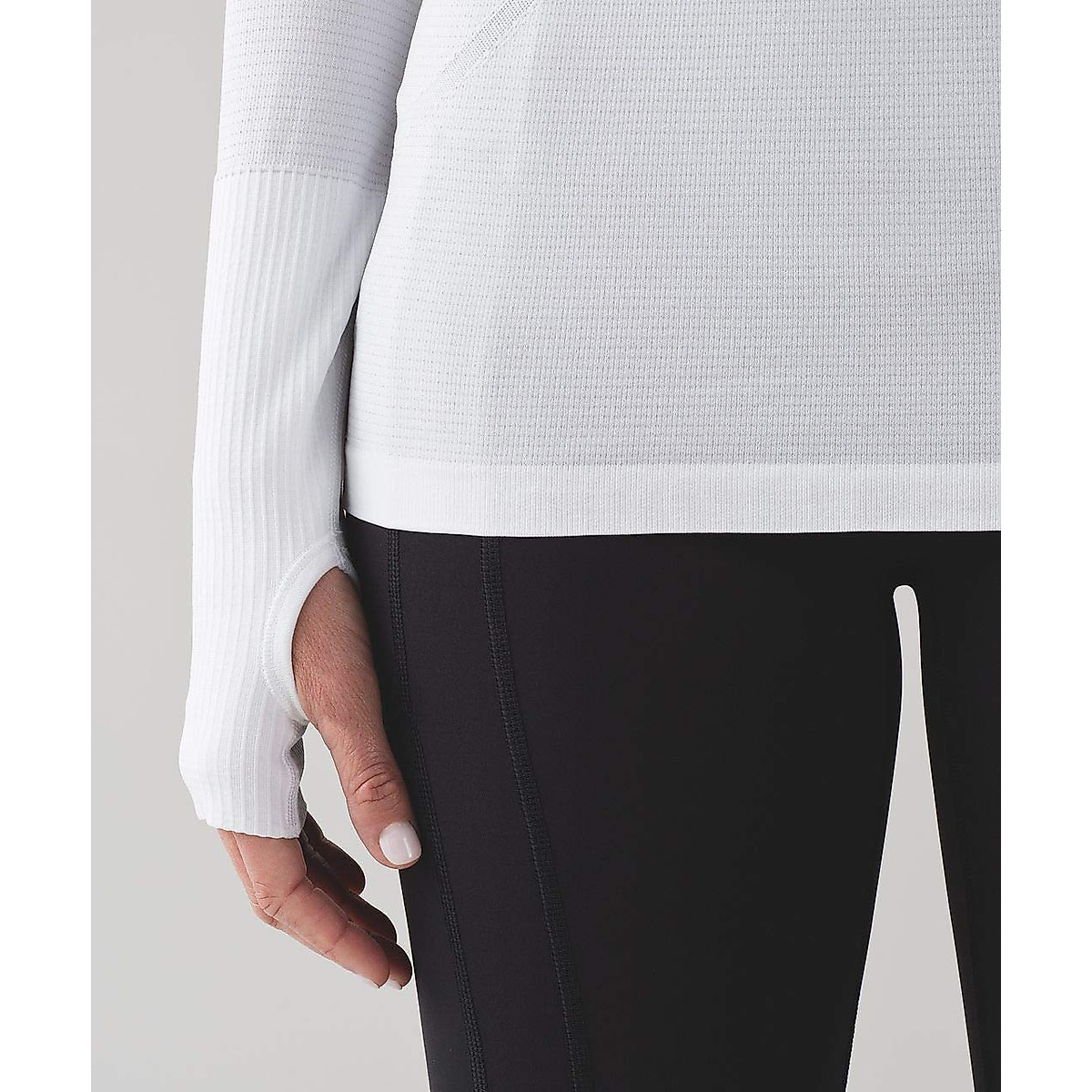 lululemon Swiftly Tech Long Sleeve Crew (White, 10)