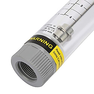 G3/4inch Female Water Liquid Flowmeter,1-10GPM Tube Cylindrical Panel Type Flow Meter,LZM-20G Flowmeter Instrument