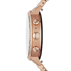 Fossil Women's Gen 4 Venture HR Heart Rate Stainless Steel Touchscreen Smartwatch, Color: Rose Gold (Model: FTW6011)
