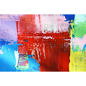 Framed wall art Hand Painted Abstract Oil Painting Wall Art Modern Wall Decor for living room, bedroom, kitchen, hallway, office, dining room, bar