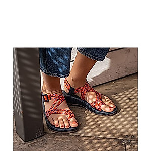 Chaco Women's ZX/2 Cloud Outdoor Sandal, Solid Black, 12