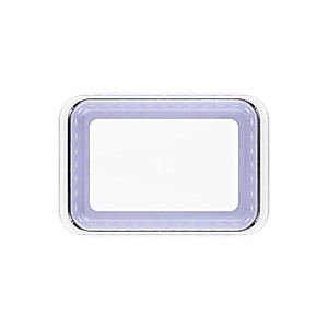 Ello Duraglass Baking Dish, 9x13-3Qt, Tropical Violet & DuraGlass Food Storage Glass Lunch Bowl - Meal Prep Container with Silicone Sleeve and Airtight Lid, 5 Cup, Yucca