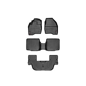 WeatherTech Custom Fit FloorLiners for Ford Explorer - Full Set (447041-44359-4-3), Black