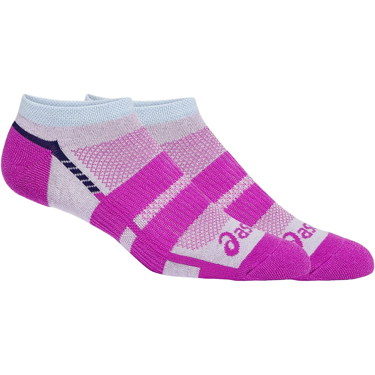 ASICS Unisex SPEED NO SHOW 2P Training Socks, M, SOFT SKY