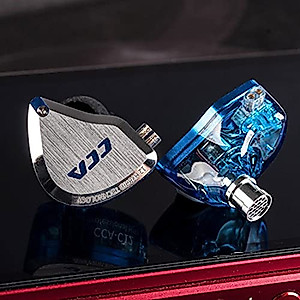 CCA C12 in Ear Monitor Headphones 5BA 1DD Hybrid HiFi IEM Earphones Noise Isolating Stereo Wired Earbuds for Musicians Audiophile Singers DJ