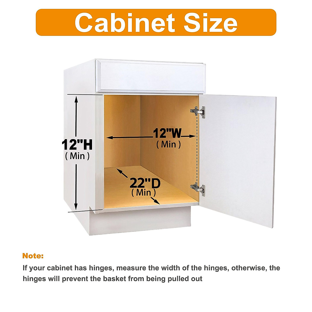 RITSU Slide Out Pan and Pot Lid Organizer for Cabinet, Kitchen Pull Out Pot Lid Rack Pantry Cutting Board Bakeware Cookware Holder - 11in. W x 21in. D - Chrome