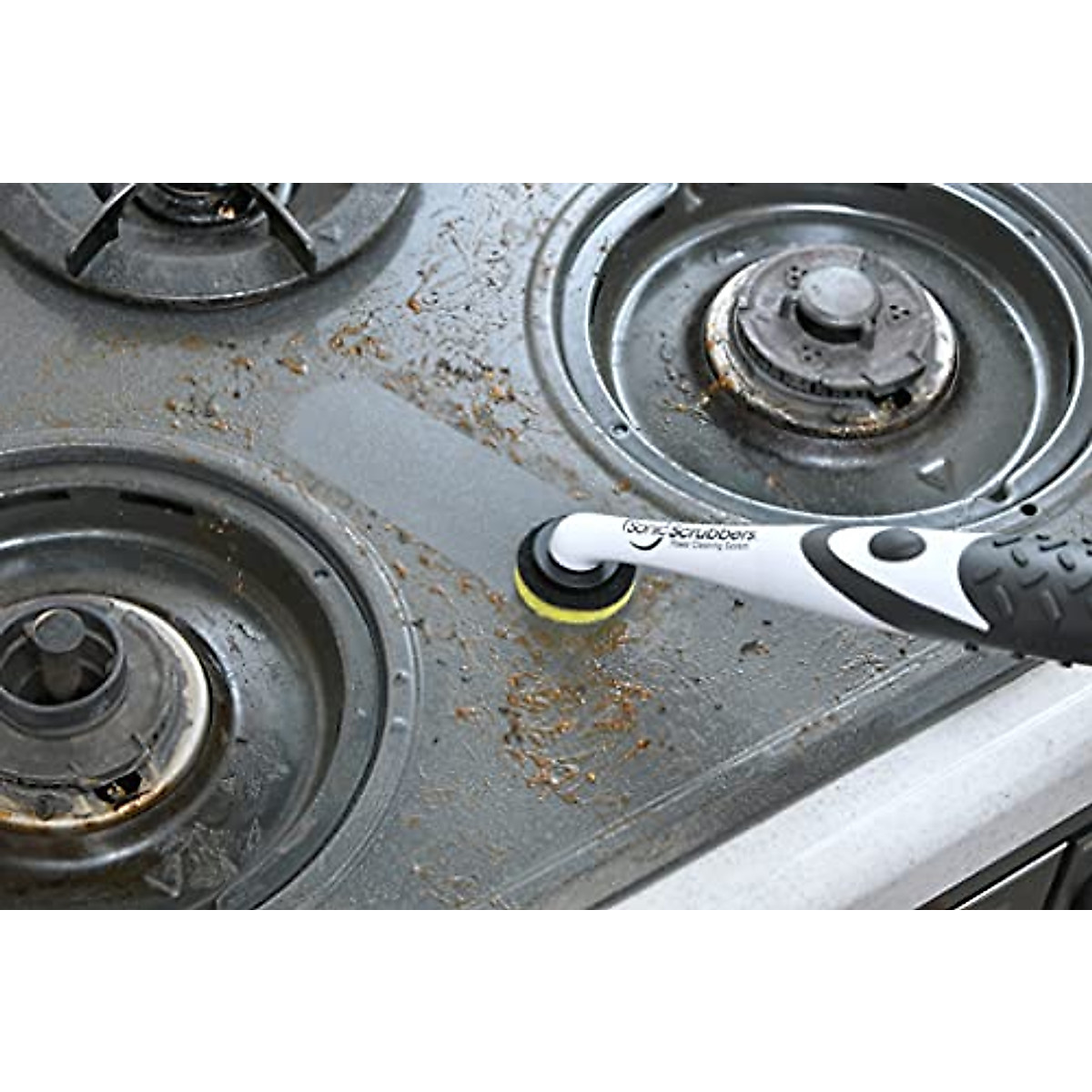 Japan International Commerce Electric Cleaning Brush, Super Sonic Scrubber Body Set