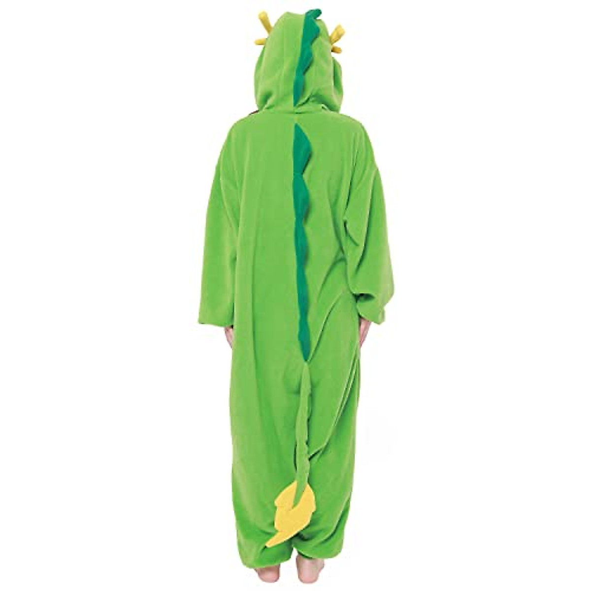 SAZAC Dragon Kigurumi - Onesie Jumpsuit Halloween Costume (Regular, Adult, One-Size-Fits-All)
