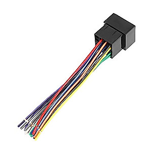X AUTOHAUX 70-1784 Car Stereo CD Player Wiring Harness Wire Radio Adapter Install Plug for Volkswagen Passat Jetta Bora