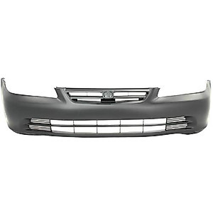 Evan Fischer Front Bumper Cover Compatible with 2001-2002 Honda Accord Primed Sedan