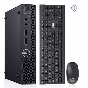 Dell Mini PC Windows 11 Micro Computer OptiPlex 3060 Desktop,i7-8700T 32GB Ram 1TB M.2 NVMe M.2 SSD,AX210 Built-WiFi 6E,HDMI Dual Monitor Support,Wireless Keyboard Mouse (Renewed)