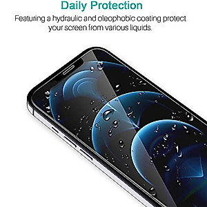 Acediar Tempered-Glass Screen Protector for iPhone 12 Pro Max 【6.7" 3-Pack】 High-Definition Glass Screen Protector for iPhone 12 Pro Max 2020 [Anti-Scratch][Bubble Free] Work Most Case