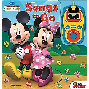 Disney - Mickey Mouse and Minnie Mouse Digital Music Player Sound Book - Songs to Go - Play-a-Song - PI Kids