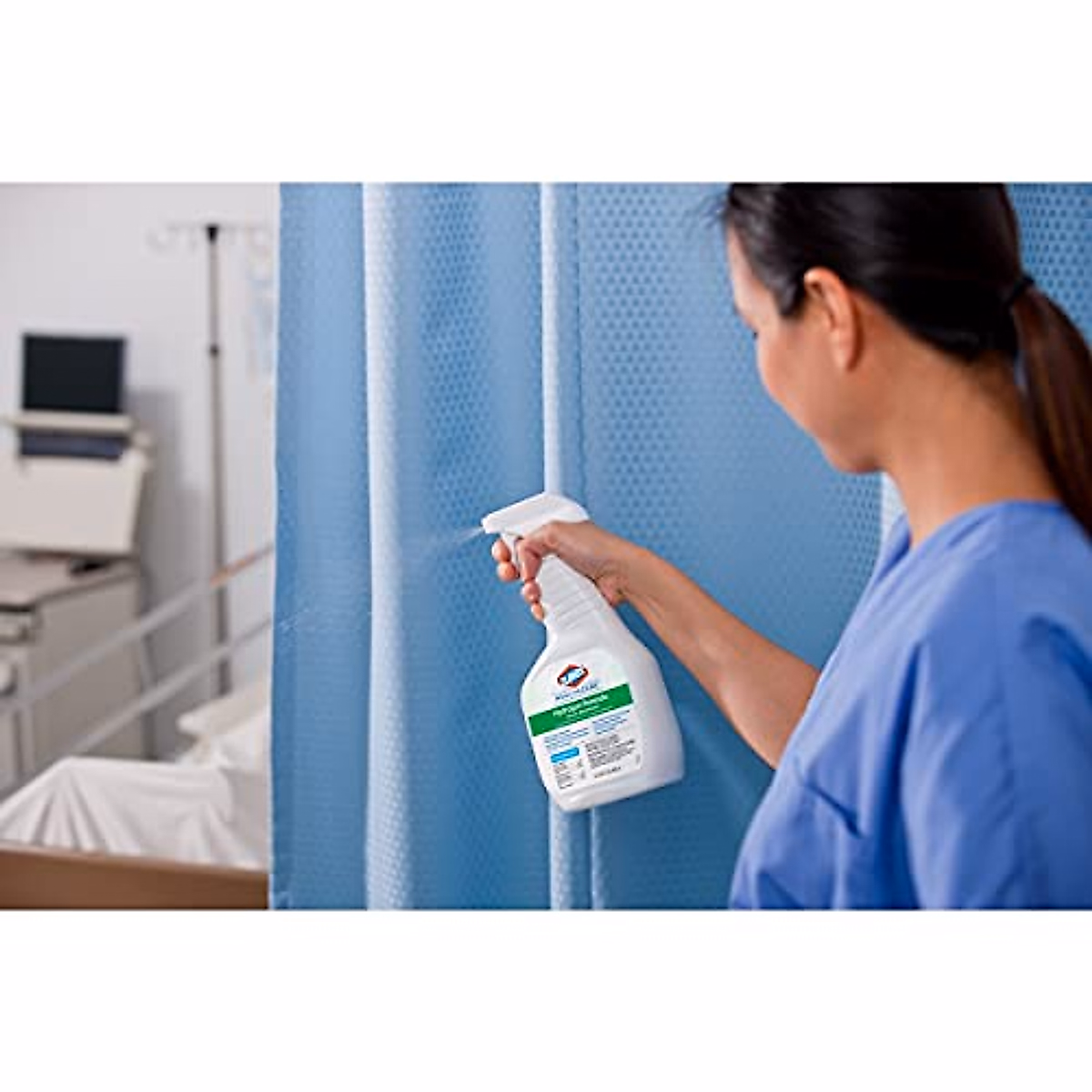 CloroxPro Healthcare Hydrogen Peroxide Cleaner Disinfectant Spray, Healthcare Cleaning and Industrial Cleaning, Clorox Disinfecting Spray, 32 Ounces - 30828