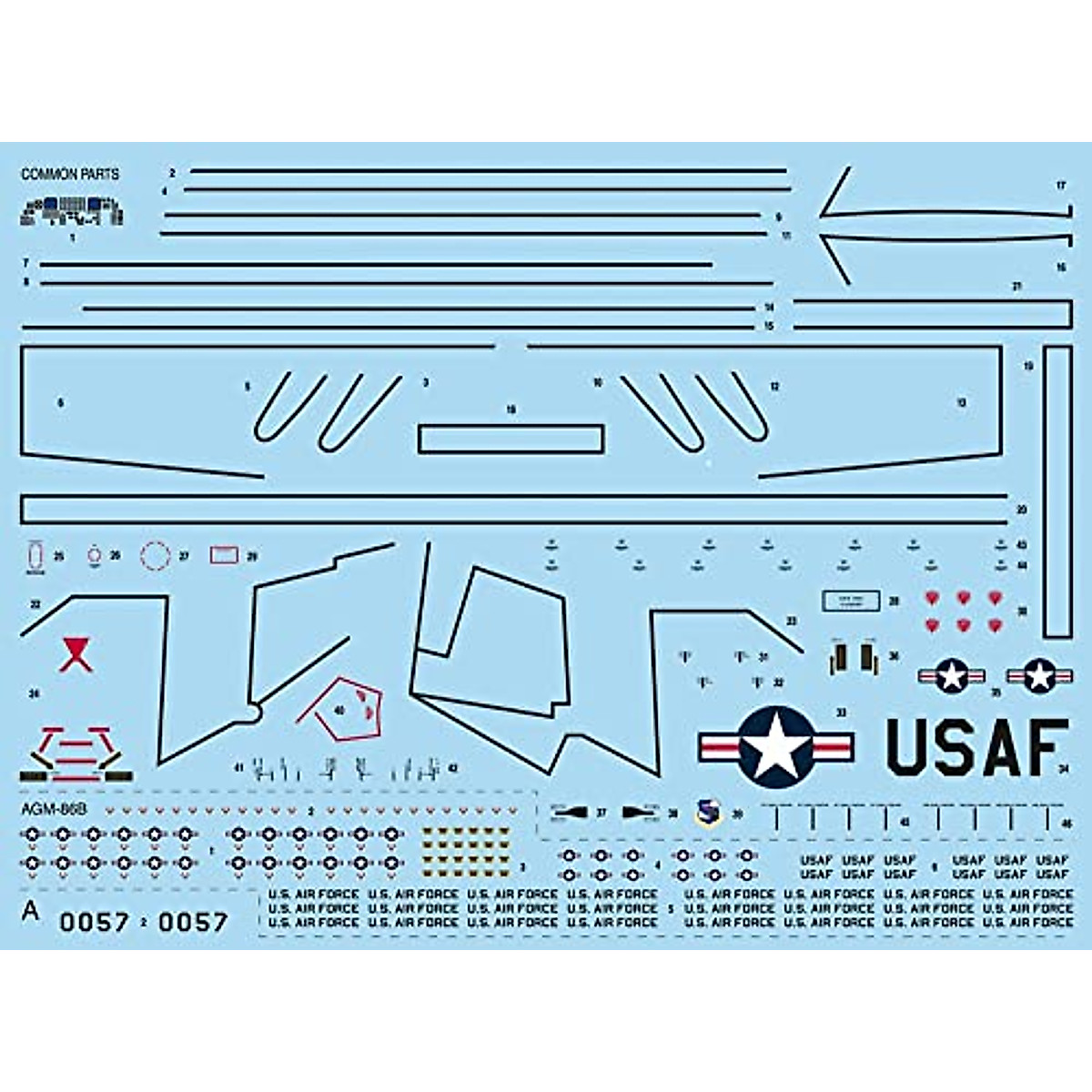 Italeri ITA1442 1:72 B-52H Stratofortress [Model Building Kit], Multi-Color