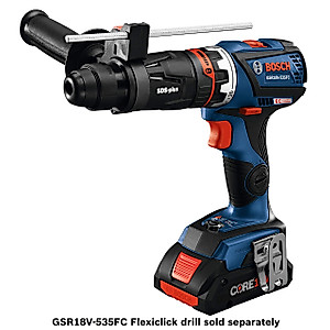 BOSCH GFA18-H SDS-plus Rotary Hammer Attachment with Side Handle,Black