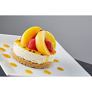 Uncle Jack Professional Stainless Steel Food Tower Presentation Cooking Rings with Food Press-Round Forms(Set of 2)