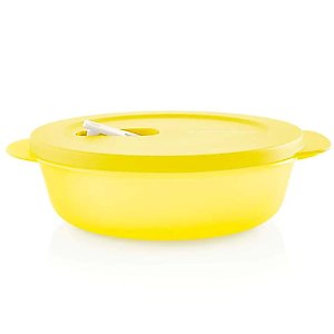 Tupperware CrystalWave Plus 4 1/4-Cup/1.1L Container in Yellow