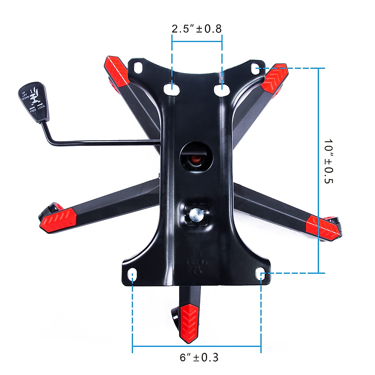 Frassie 28 Inch Nylon Gaming Office Chair Base Replacement Swivel Set Chair Base with Bottom Plate Stand Cylinder, 5 Casters