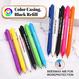 Niziline 11/22Pcs Swear Word Daily Pen Set, Yocartgo Pens, Funny Pens, Funny Office Gifts (11)
