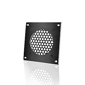 AC Infinity Ventilation Grille 1, for PC Computer AV Electronic Cabinets, Also Includes Hardware to Mount one 80mm Fan
