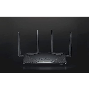 Synology RT2600ac – 4x4 dual-band Gigabit Wi-Fi router, MU-MIMO, powerful parental controls, Threat Prevention, bandwidth management, VPN, expandable coverage with mesh Wi-Fi