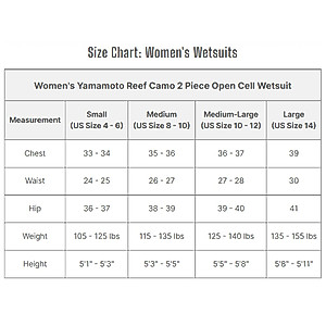 MAKO Spearguns Womens Spearfishing Wetsuit 3D Yamamoto Reef Camo 3mm 2 Piece (Medium)