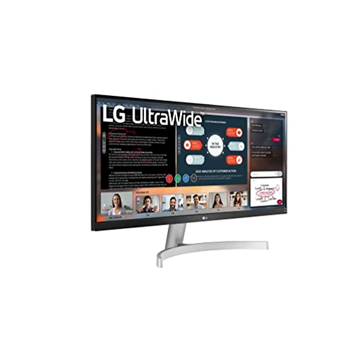 LG 2023 Newest 29 Inch WFHD IPS Ultra Wide Monitor, Dual Speakers, 2560x1080, 99% sRGB, HDR10, FreeSync, 21 9, Wall Mountable, 75Hz Refresh Rate Bundle with JAWFOAL