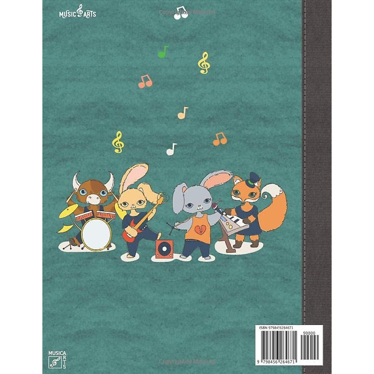 Blank Sheet Music Notebook for Kids | Wide Staff Msic paper for Kids: Music large Staves Paper for kids and Beginners