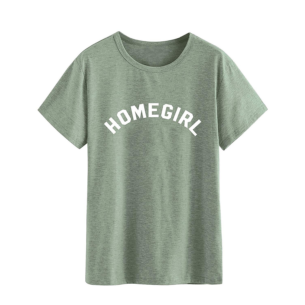 Ezcosplay Women HOMEGIRL Lightweight Casual Long Sleeve Pullover Sweatshirt Tops