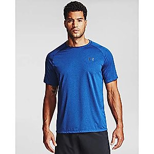 Under Armour Men's Tech 2.0 Novelty Short-Sleeve T-Shirt , Royal Blue (400)/Black , X-Large